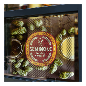 Perforated Signage - Turn Your Window into 1-way Billboard - Comgraphx