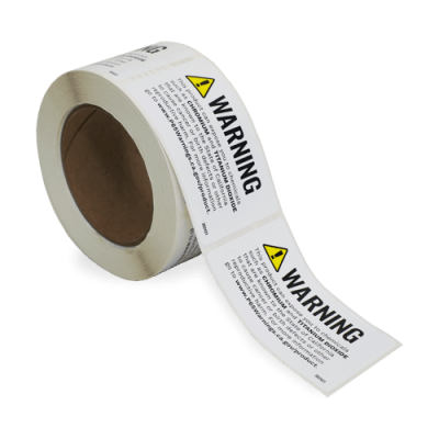Warning Labels Custom Made for Your Product - Comgraphx
